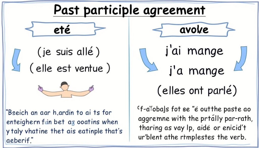 Pourquoi utiliser une carte mentale : accord du participe passé dans ...