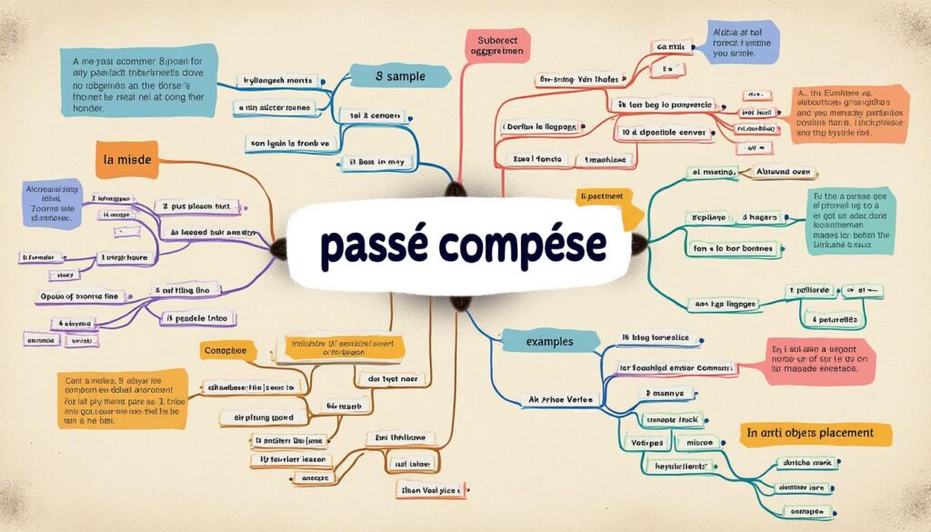 Pourquoi utiliser une carte mentale : accord du participe passé dans ...